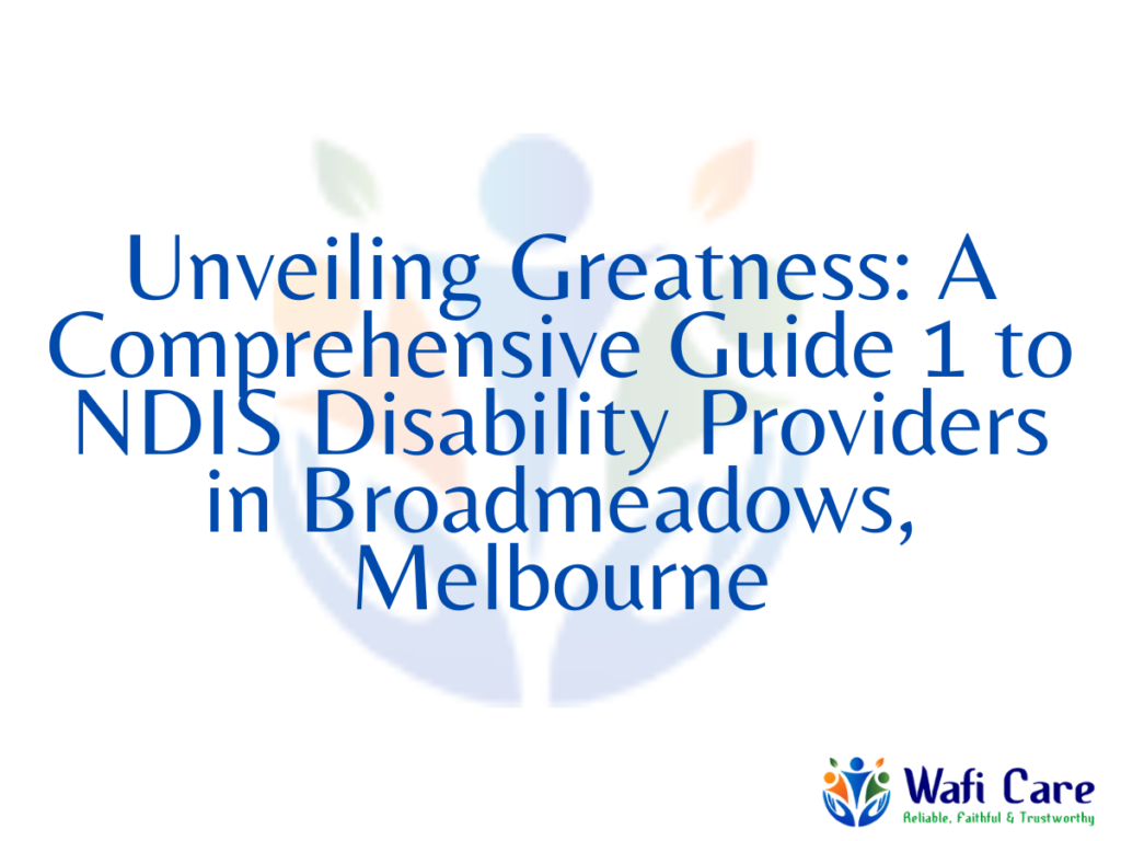 Unveiling Greatness: A Comprehensive Guide 1 to NDIS Disability ...